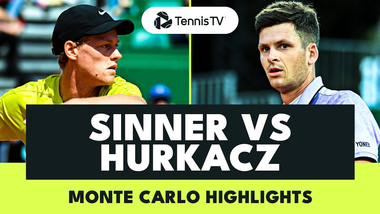 Jannik Sinner vs Hubert Hurkacz Highlights | Monte Carlo 2023 | テニスはフラミンゴにまかせろ！