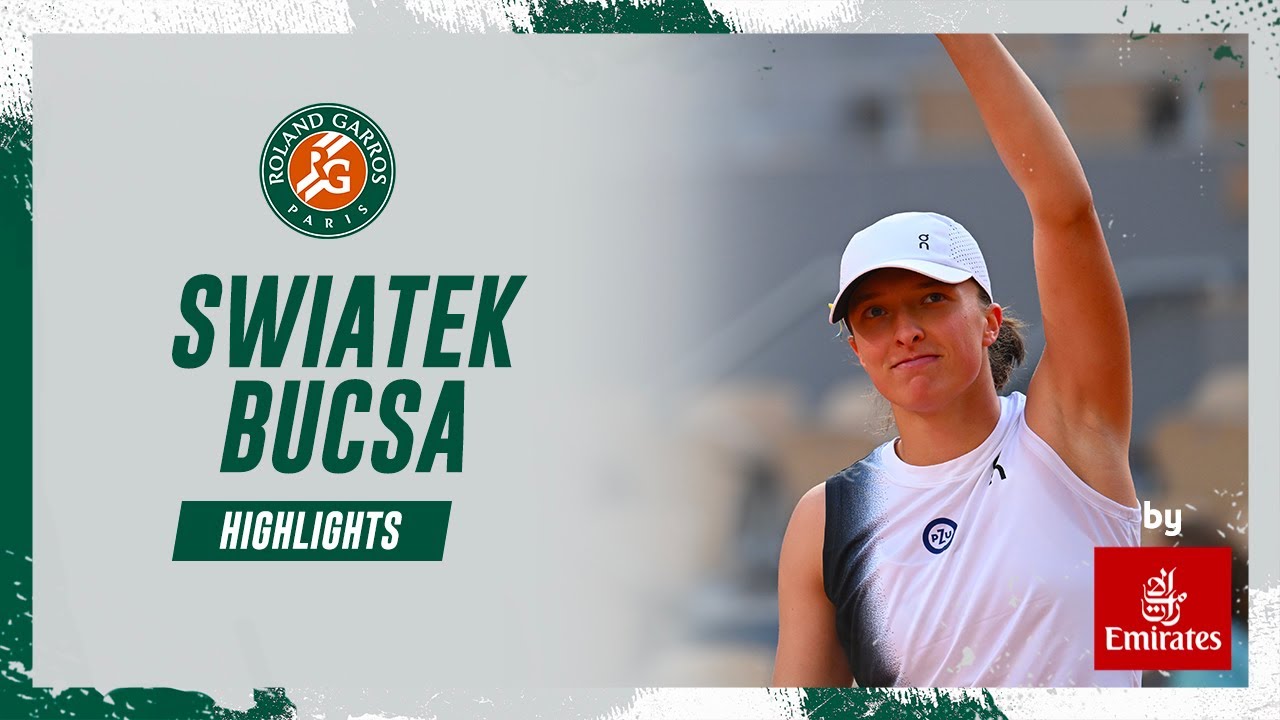 Iga Swiatek vs Cristina Bucsa – Round 1 Highlights I Roland-Garros 2023 | テニスはフラミンゴにまかせろ！