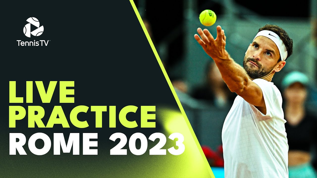 LIVE PRACTICE STREAM: Jannik Sinner vs Grigor Dimitrov in Rome | テニスは ... LIVE PRACTICE STREAM: Jannik Sinner vs Grigor Dimitrov in Rome | テニスは ...