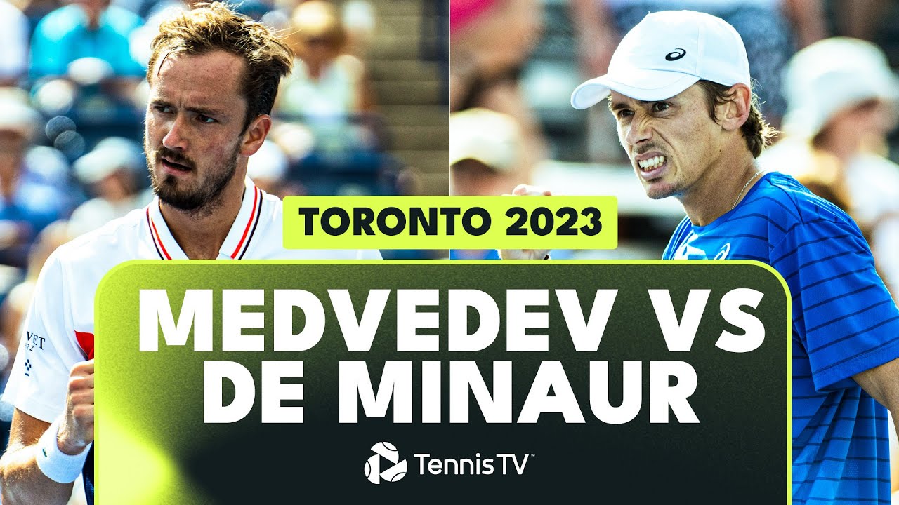 Daniil Medvedev vs Alex De Minaur | Toronto 2023 Highlights | テニスはフラミンゴにまかせろ！