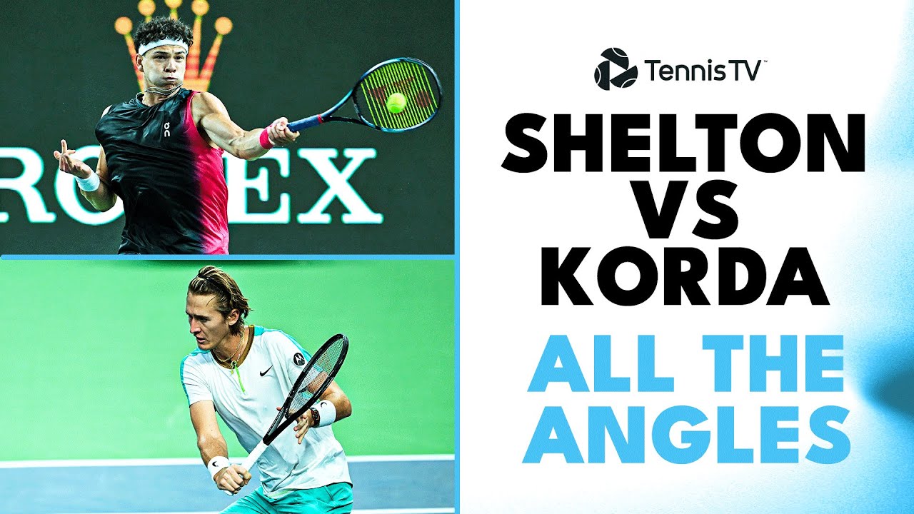 All The Angles: Ben Shelton vs Sebastian Korda Epic! | Shanghai 2023 | テニスはフラミンゴにまかせろ！