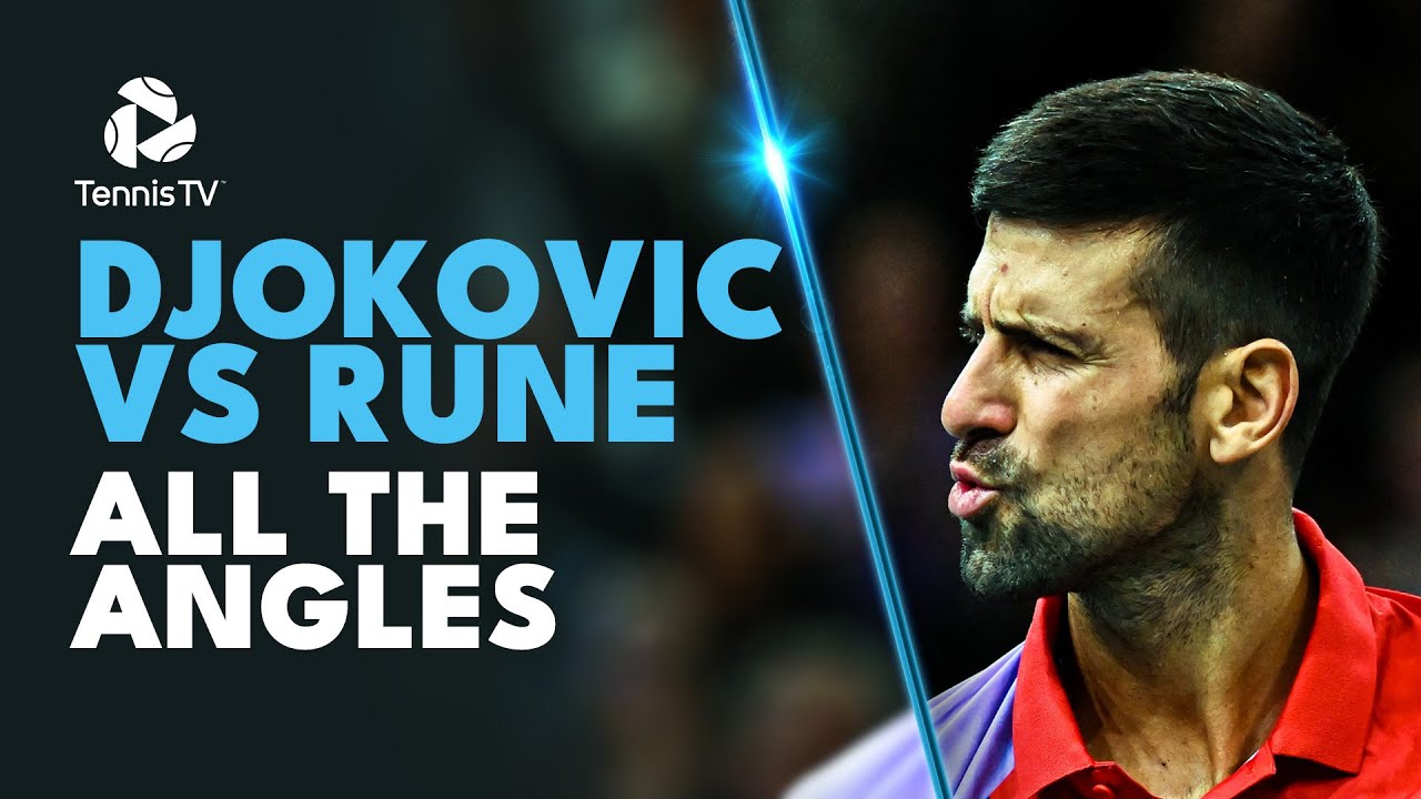 ALL THE ANGLES: Novak Djokovic vs Holger Rune EPIC Match | Paris 2023 | テニスはフラミンゴにまかせろ！