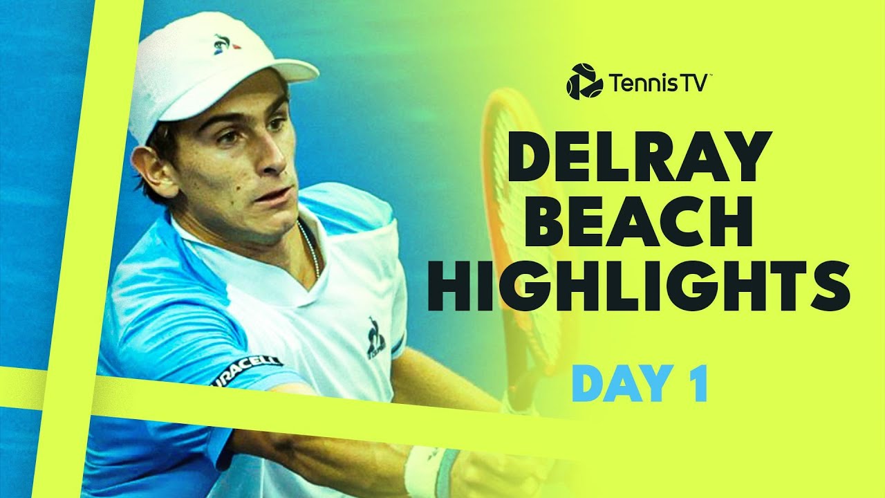 Arnaldi and Nishioka Lock Horns; Kecmanovic, Lestienne Feature | Delray Beach 2024 Day 1 ...