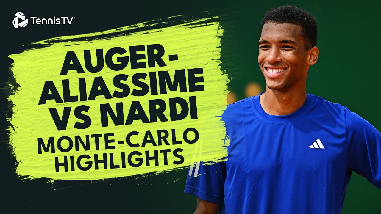 Auger-Aliassime Kicks Off Monte-Carlo Campaign vs Nardi ⚡️ | Monte-Carlo 2024 Highlights | テニスは ...