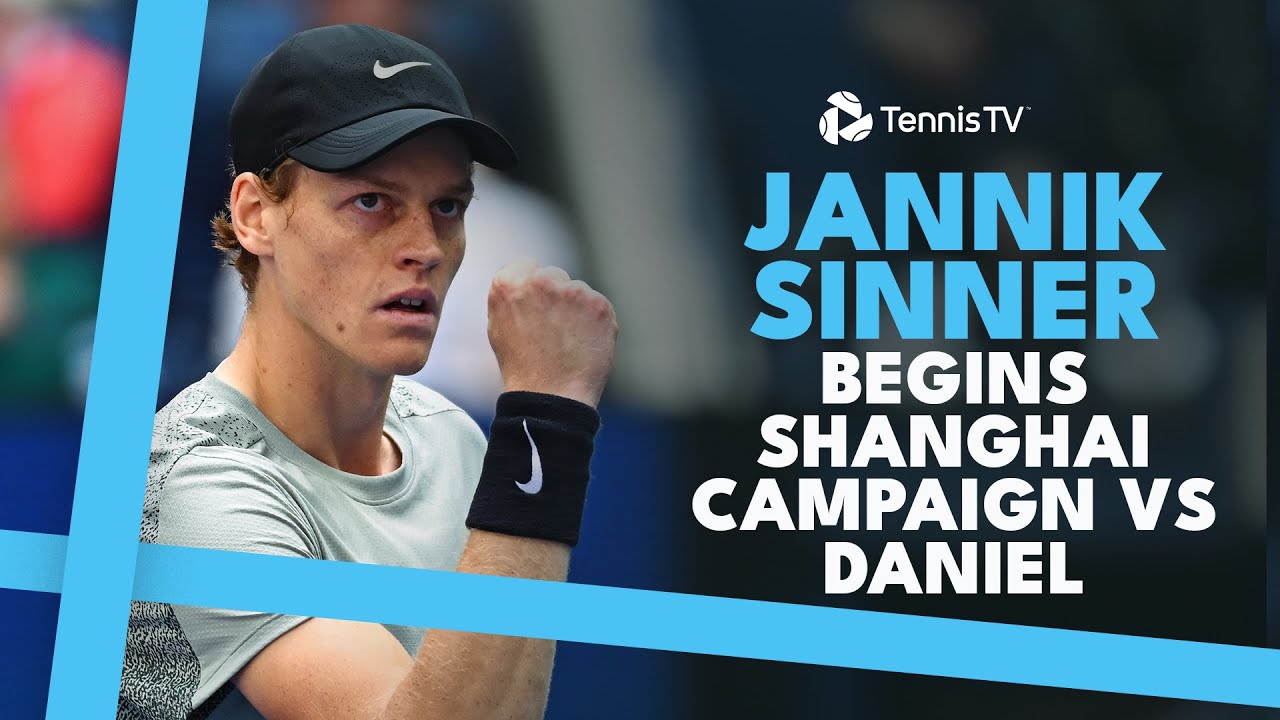 Jannik Sinner Begins Shanghai Campaign vs Taro Daniel | Shanghai 2024 | テニスはフラミンゴにまかせろ！