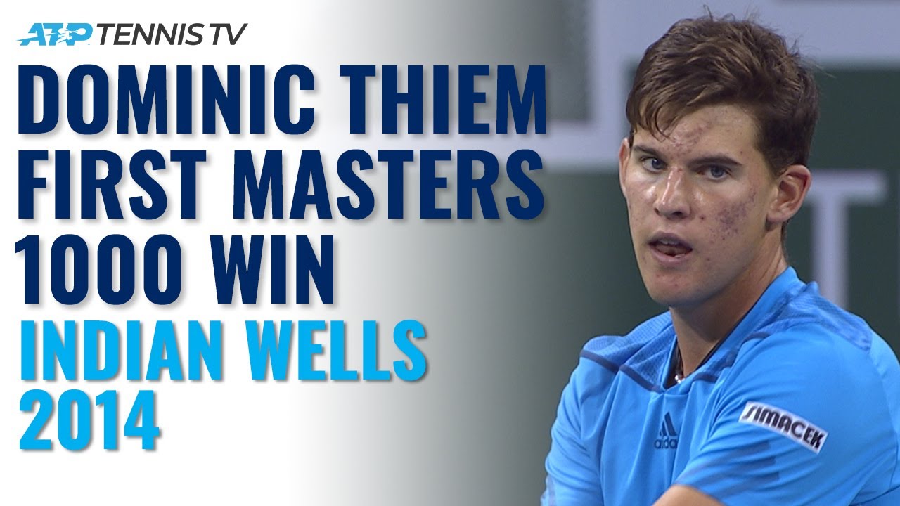 Dominic Thiem’s First-Ever Masters 1000 Win! | Indian Wells 2014 | テニスは ...