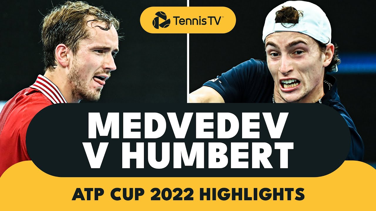 Daniil Medvedev Battles Ugo Humbert In EPIC | ATP Cup 2022 Highlights | テニスはフラミンゴにまかせろ！