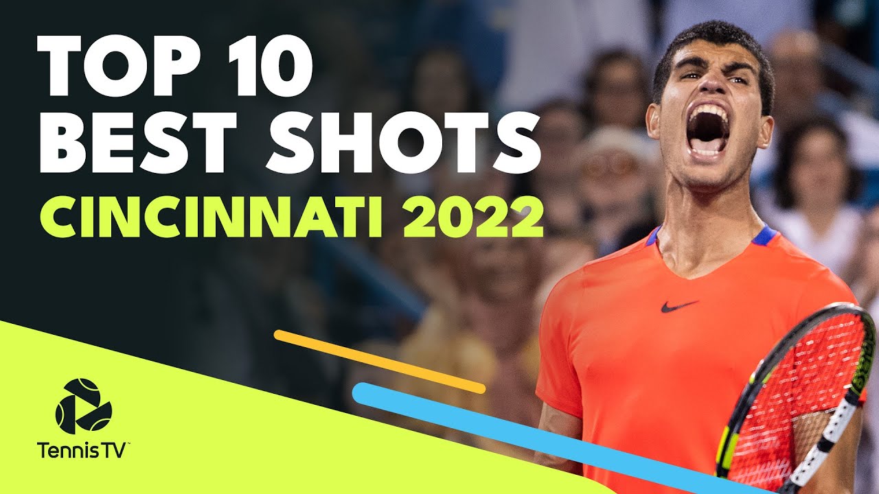 Insane Alcaraz Drop Volley & Amazing Medvedev Defence | Top 10 Shots & Rallies From Cincinnati ...