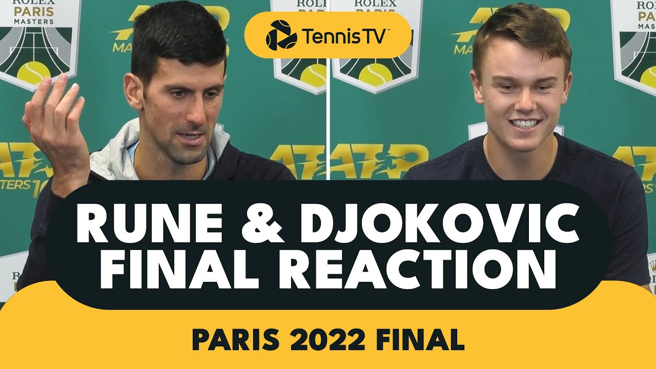 Holger Rune & Novak Djokovic React to Epic Paris 2022 Final | テニスはフラミンゴにまかせろ！