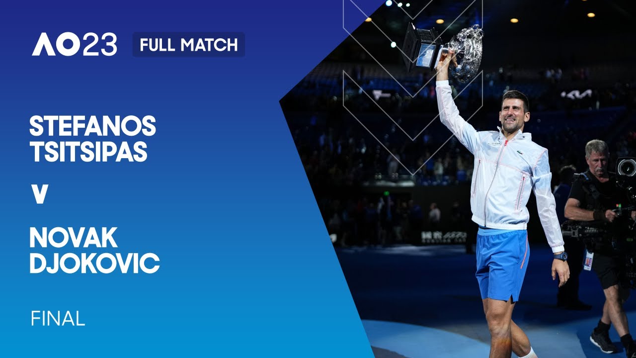 Stefanos Tsitsipas v Novak Djokovic Full Match | Australian Open 2023 Final | テニスはフラミンゴにまかせろ！