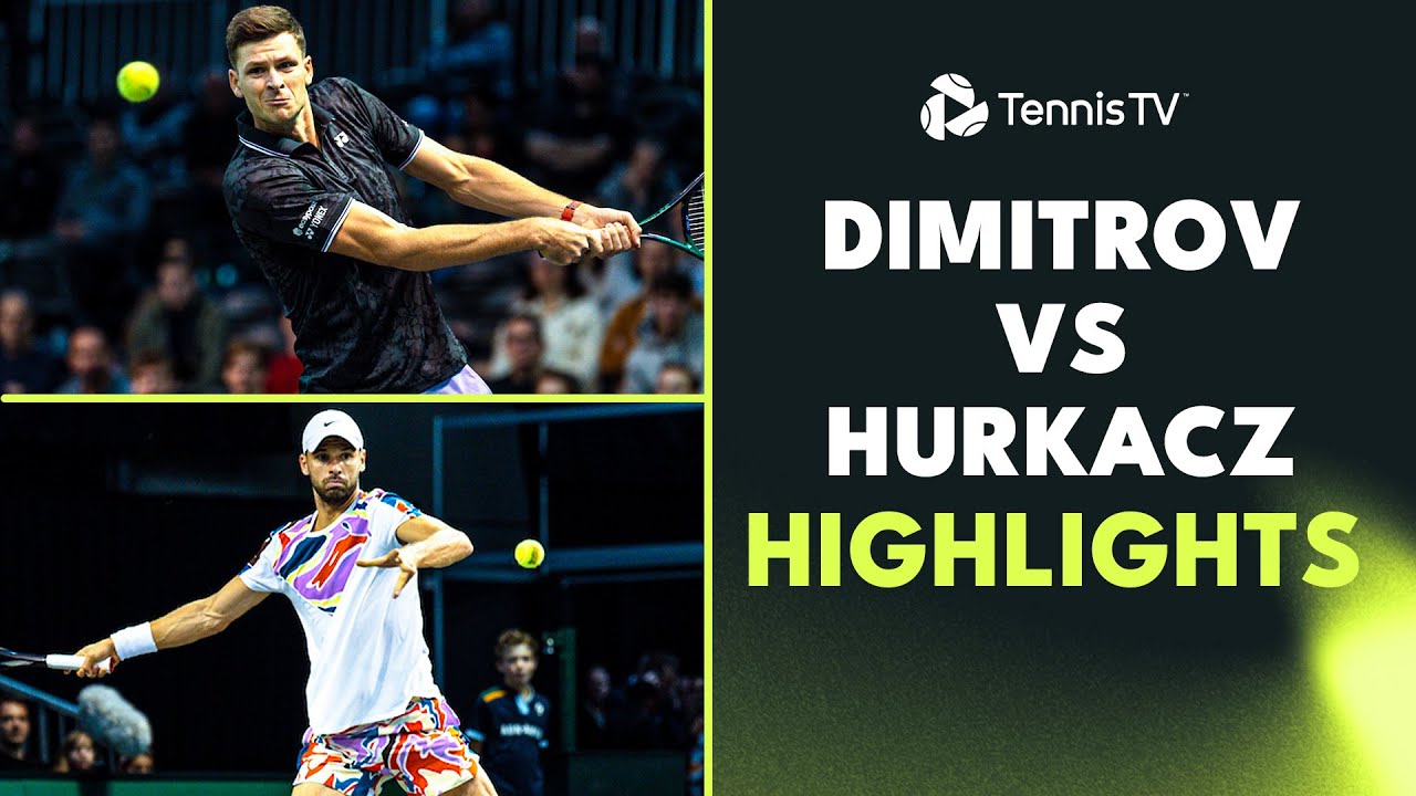 Grigor Dimitrov vs Hubert Hurkacz Brilliant Match | Rotterdam 2023 Highlights | テニスはフラミンゴにまかせろ！