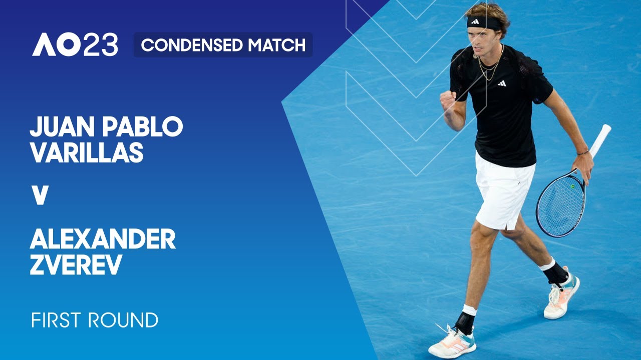 Juan Pablo Varillas v Alexander Zverev Condensed Match | Australian Open 2023 First Round | テニスは ...
