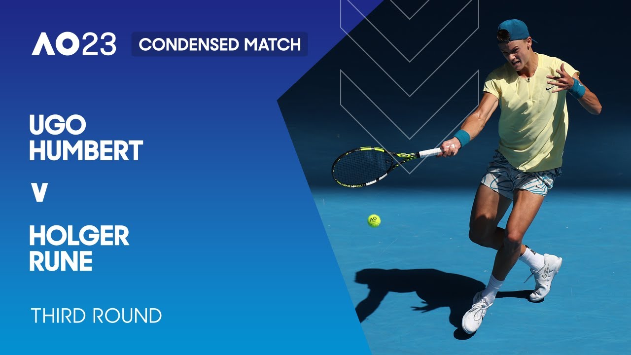 Ugo Humbert v Holger Rune Condensed Match | Australian Open 2023 Third Round | テニスはフラミンゴにまかせろ！
