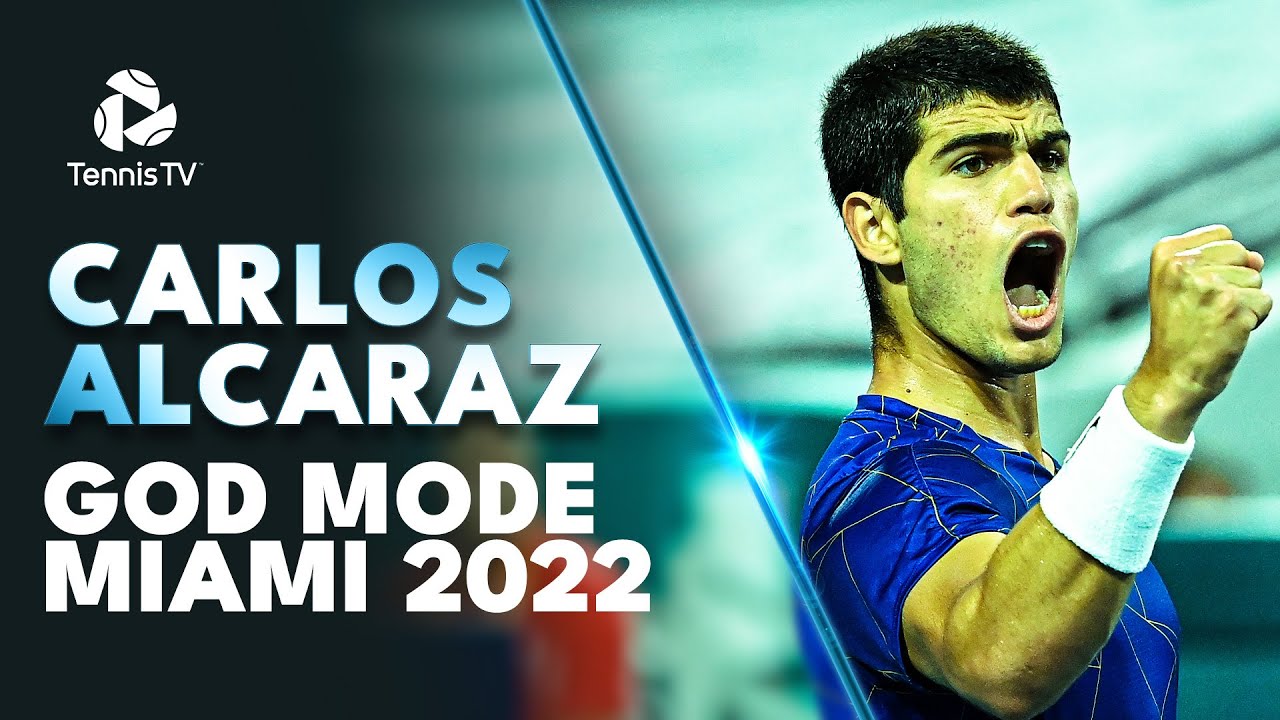 Carlos Alcaraz GOD MODE in Miami! 朗 | Miami 2022 Champion Highlights ...