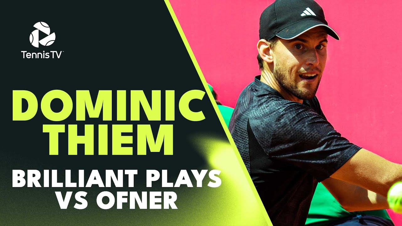 Brilliant Dominic Thiem Plays In Comeback Win vs Ofner | Estoril 2023 ...