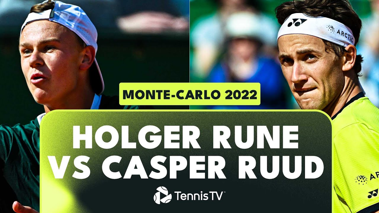 Casper Ruud vs Holger Rune | Monte-Carlo 2022 Extended Highlights | テニスはフラミンゴにまかせろ！