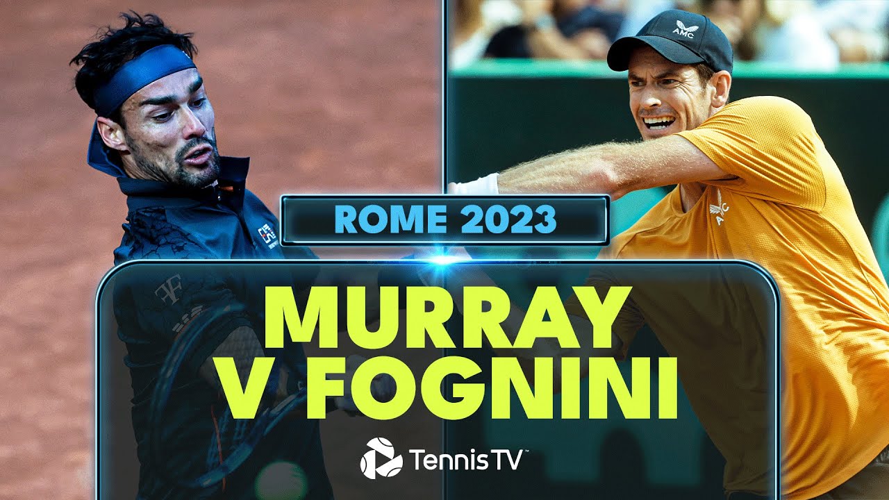 Entertaining Andy Murray vs Fabio Fognini Match | Rome 2023 Highlights | テニスはフラミンゴにまかせろ！