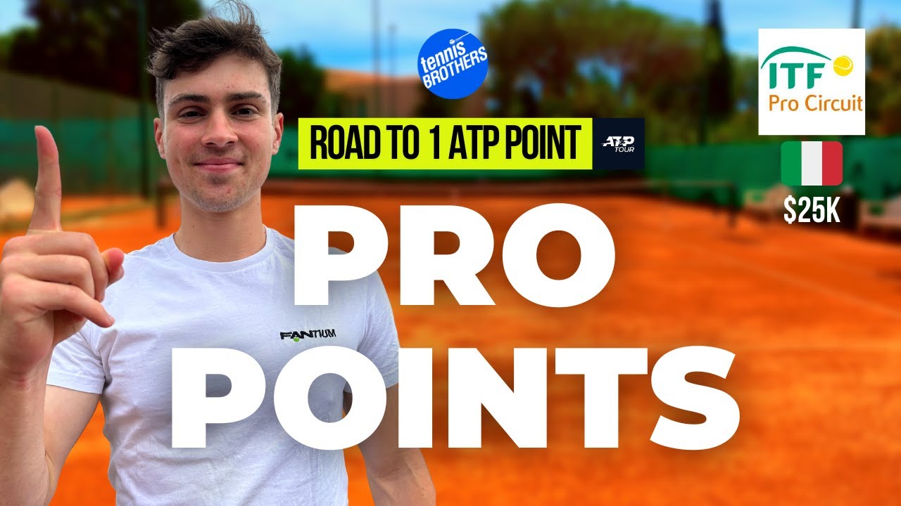 Winning Another Professional Point !! | Road To 1 ATP Point | テニスはフラミンゴ ...