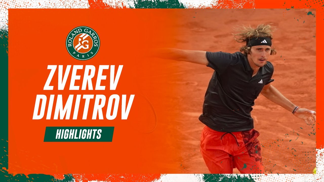 Alexander Zverev vs Grigor Dimitrov – Round 4 Hightlights I Roland-Garros 2023 | テニスはフラミンゴにまかせろ！