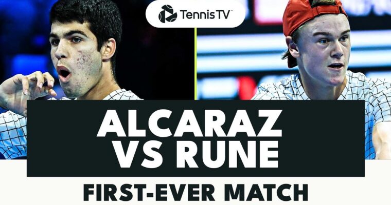 Carlos Alcaraz vs Holger Rune First-Ever Match! | Next Gen Finals 2021 ...