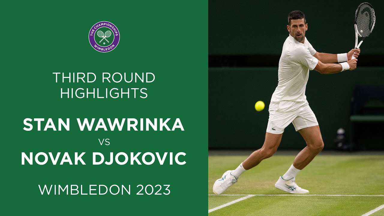 Stan Wawrinka vs Novak Djokovic | Third Round Highlights | Wimbledon 2023 | テニスはフラミンゴにまかせろ！