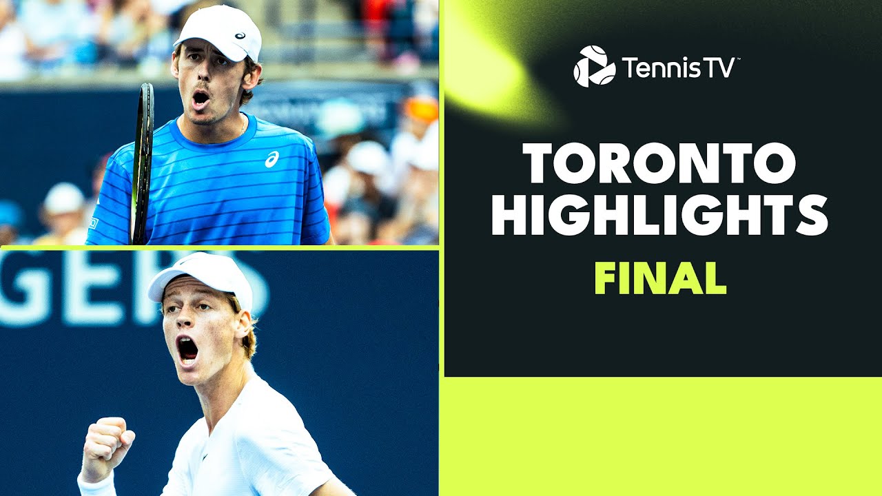 Jannik Sinner vs Alex de Minaur For The Title | Toronto 2023 Final Highlights | テニスはフラミンゴにまかせろ！