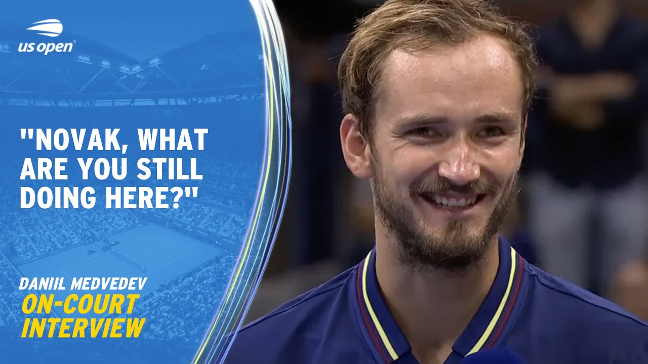 Daniil Medvedev On-Court Interview | 2023 US Open Final | テニスはフラミンゴにまかせろ！