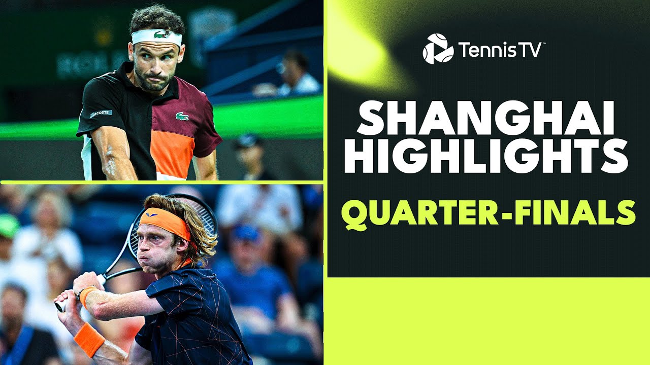 Dimitrov Takes On Jarry; Rublev vs Humbert | Shanghai 2023 Quarter-Final Highlights | テニスはフラミンゴに ...