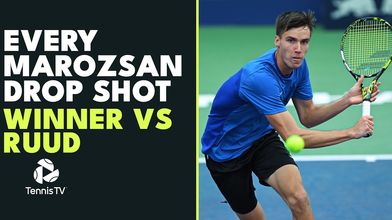 EVERY Drop Shot Winner By Fabian Marozsan vs Casper Ruud 掠 | Shanghai ...