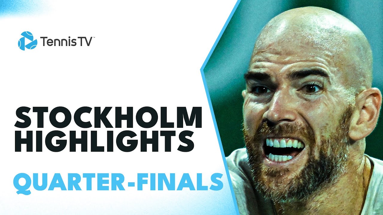 Monfils Faces Mannarino; Griekspoor & Djere Feature | Stockholm 2023 Quarter-Final Highlights ...