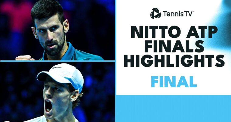 Novak Djokovic vs Jannik Sinner For The Title! | Nitto ATP Finals 2023 Final Highlights | テニスは ...