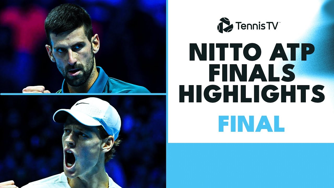 Novak Djokovic vs Jannik Sinner For The Title! | Nitto ATP Finals 2023 Final Highlights | テニスは ...
