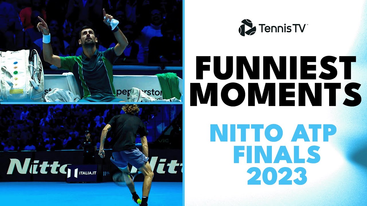 Tweener Fails, Djokovic Conducts the Crowd & Much More! | Funniest Moments Nitto ATP Finals 2023 ...