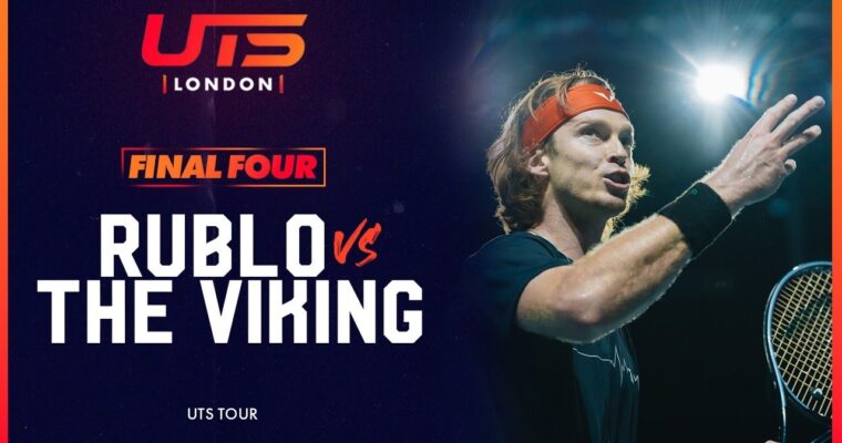Rublo Andrey Rublev vs The Viking Holger Rune | UTS London Grand Final ...