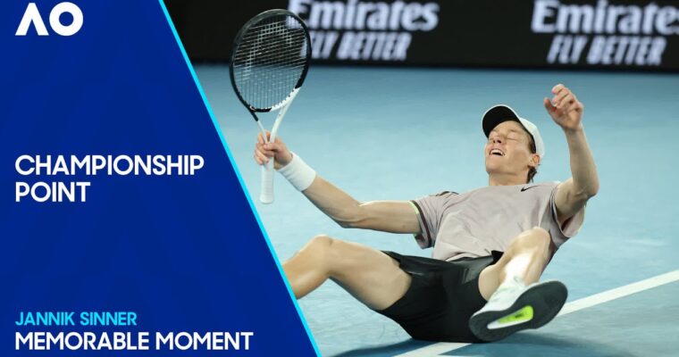 Championship Point | Jannik Sinner Wins First Grand Slam Title After Epic! | Australian Open ...
