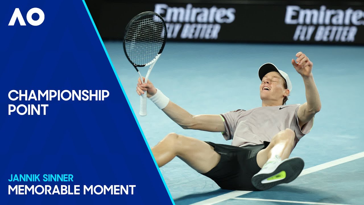 Championship Point | Jannik Sinner Wins First Grand Slam Title After Epic! | Australian Open ...
