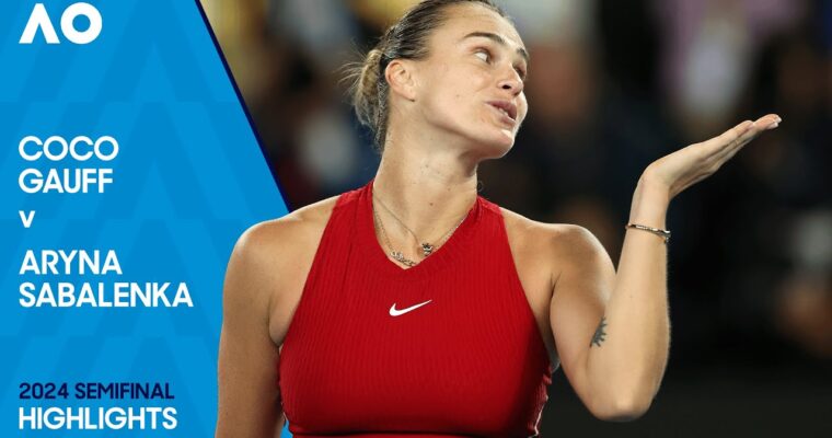 Coco Gauff v Aryna Sabalenka Highlights | Australian Open 2024 Semifinal | テニスはフラミンゴにまかせろ！