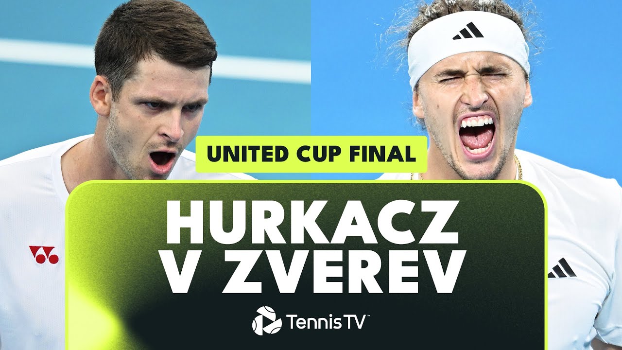 THRILLING Hubert Hurkacz vs Alexander Zverev Highlights | United Cup Final 2024 | テニスはフラミンゴにまかせろ！