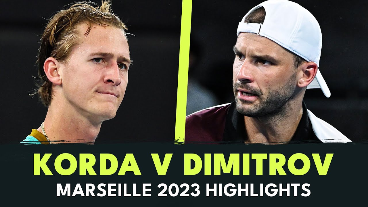 ENTERTAINING Grigor Dimitrov v Sebastian Korda Match Highlights | Marseille 2024 | テニスはフラミンゴにまかせろ！