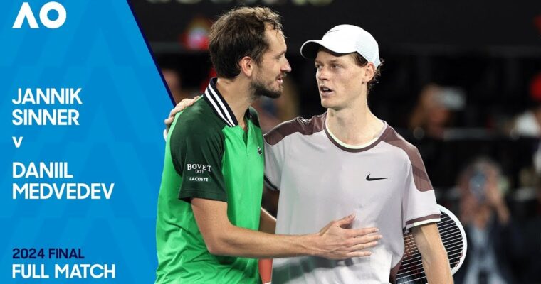 Jannik Sinner v Daniil Medvedev Full Match | Australian Open 2024 Final | テニスはフラミンゴにまかせろ！