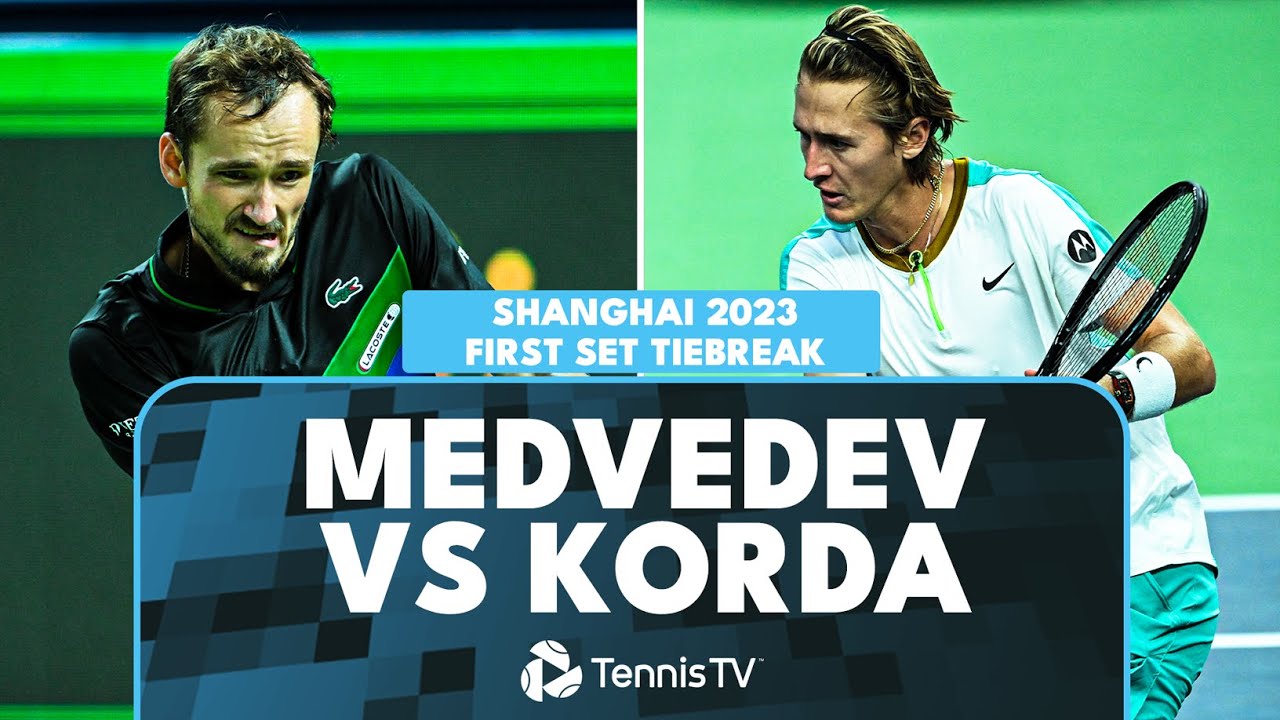 Daniil Medvedev vs Sebastian Korda Crazy Tiebreak! | Shanghai 2023 Highlights | テニスはフラミンゴにまかせろ！
