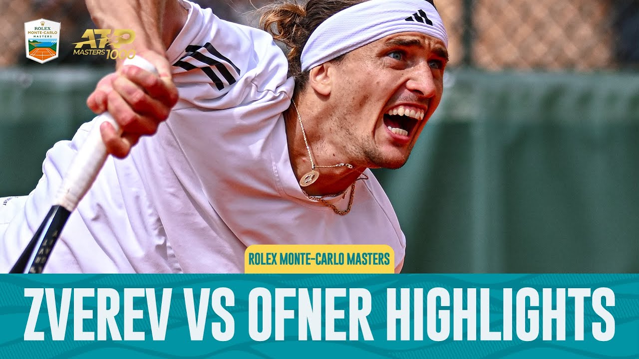 Alexander Zverev vs Sebastian Ofner Highlights | Rolex Monte Carlo Masters 2024 | テニスはフラミンゴにまかせろ！