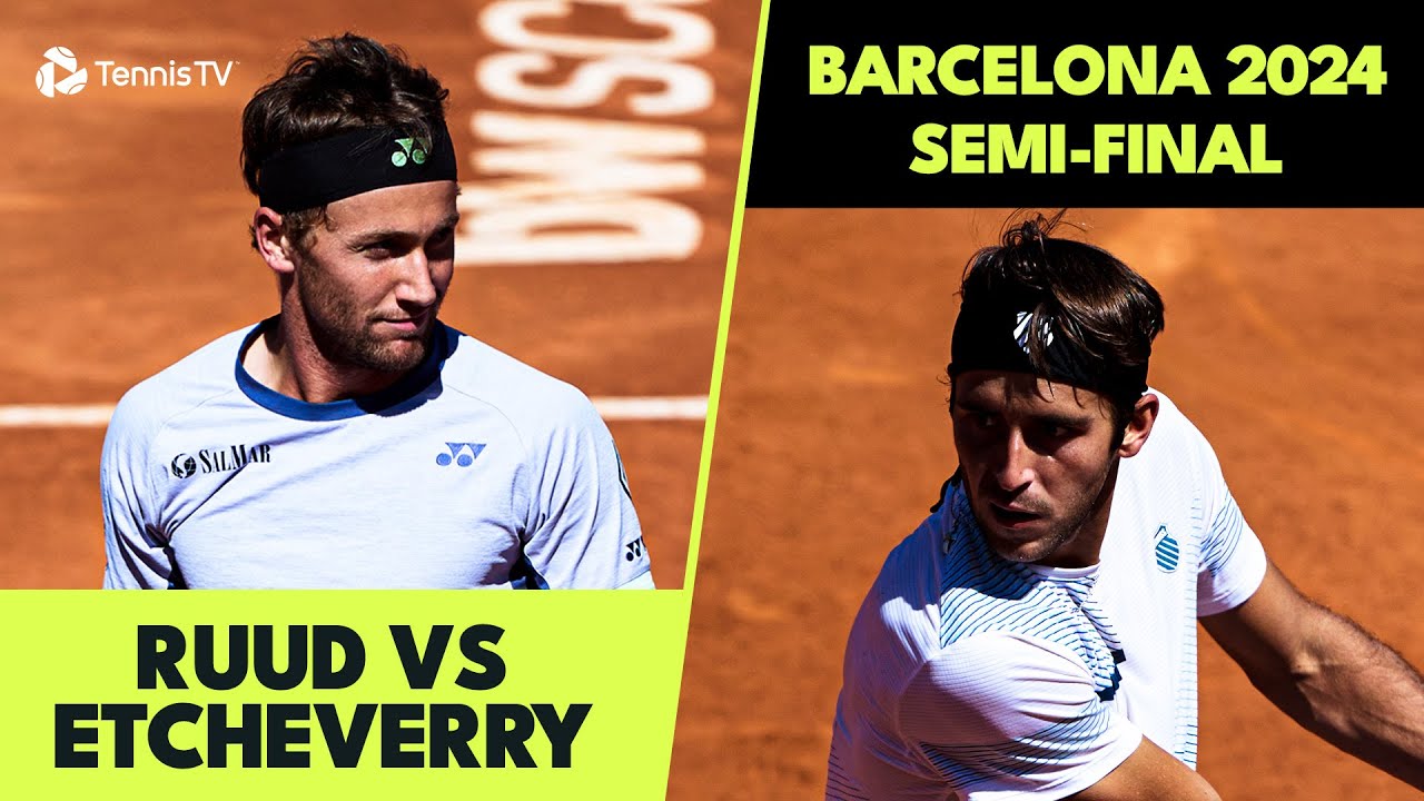 Casper Ruud vs Tomas Martin Etcheverry Highlights | Barcelona 2024 | テニスはフラミンゴにまかせろ！