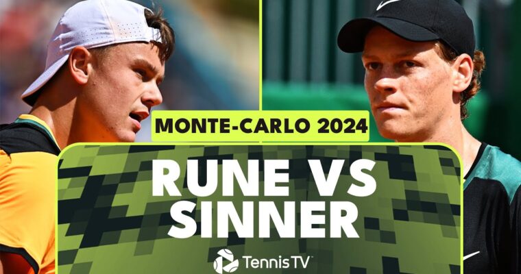 Dramatic Holger Rune vs Jannik Sinner Match Highlights | Monte-Carlo 2024 | テニスはフラミンゴにまかせろ！