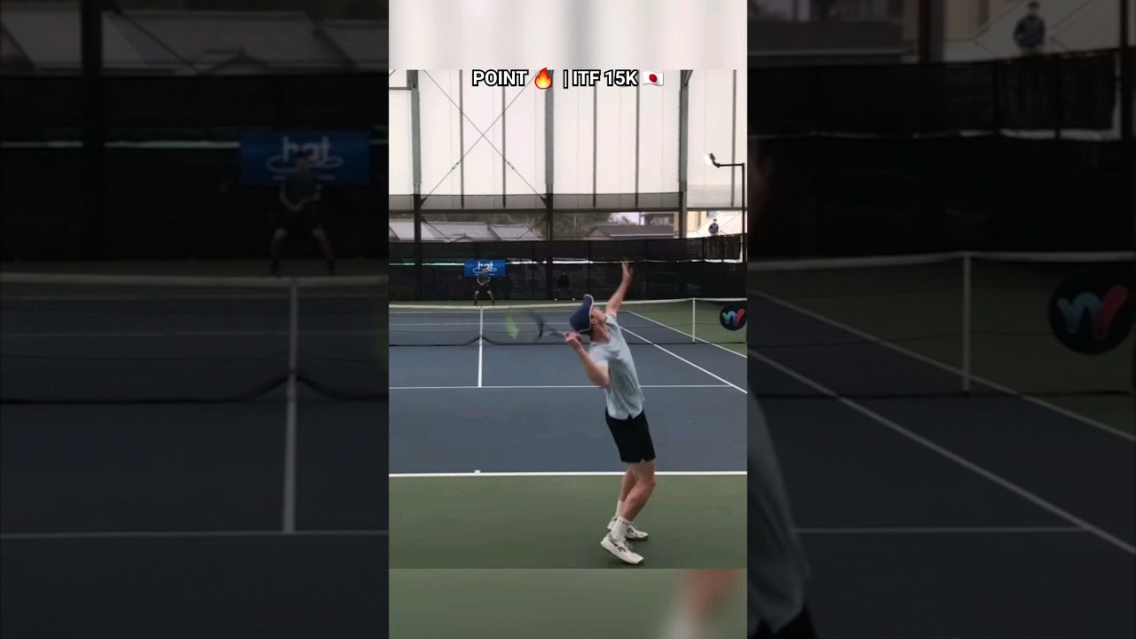 Great point from Jake Delaney at an ITF 15K in Japan #tennis | テニスは ...