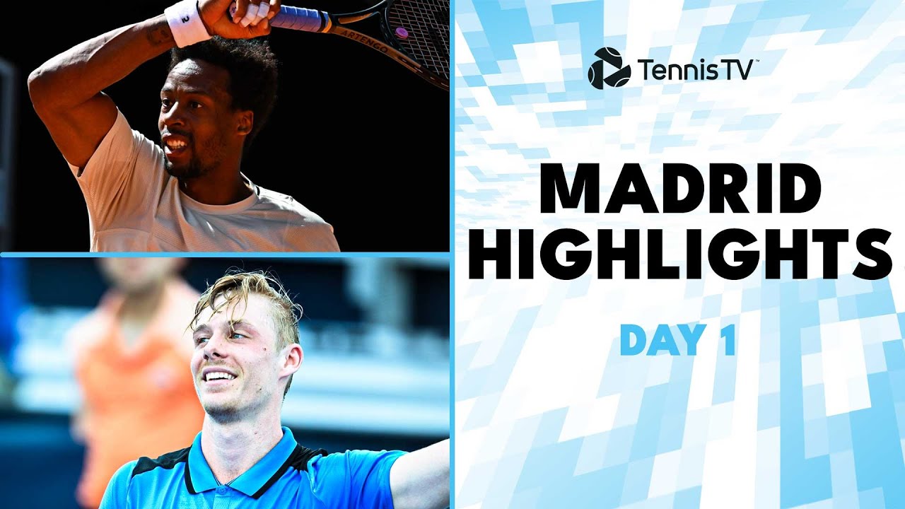 Moutet Battles Shang in 4-HOUR EPIC; Shapovalov, Monfils Feature | Madrid 2024 Highlights Day 1 ...