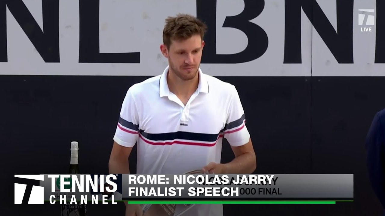 Nicolas Jarry’s Rome Finalist Speech | 2024 Rome Final | テニスはフラミンゴにまかせろ！