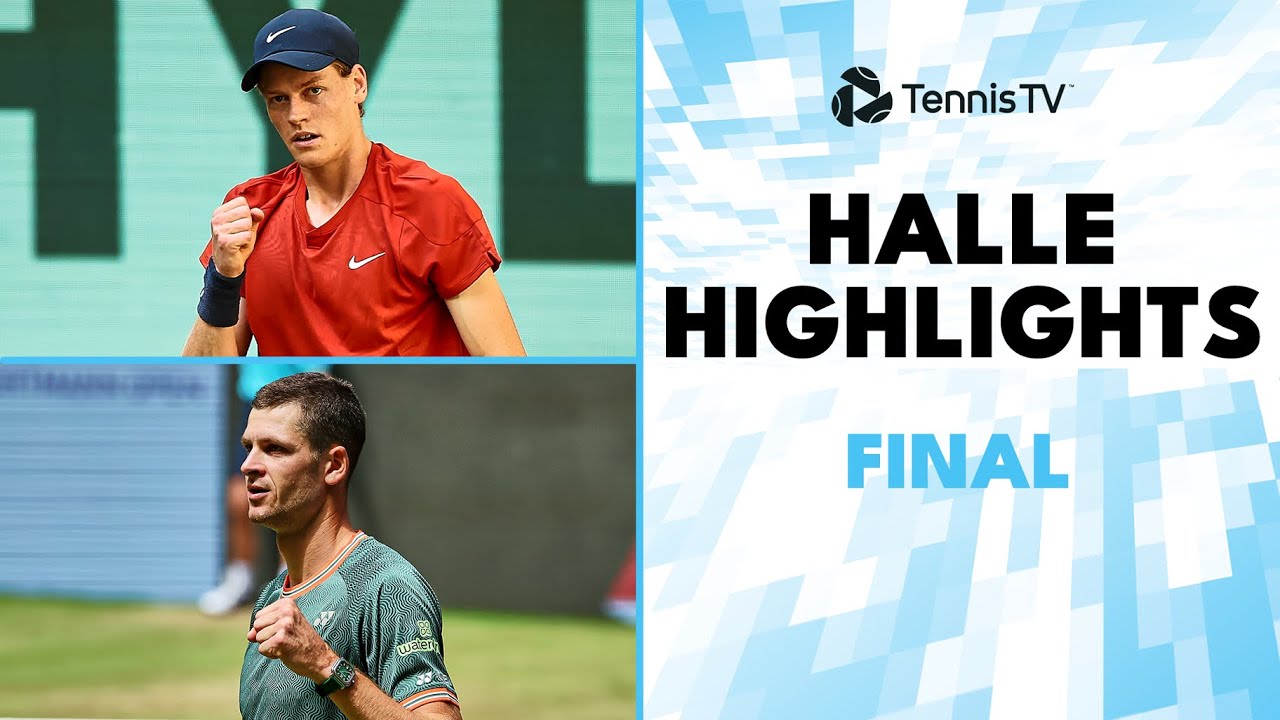 Jannik Sinner vs Hubert Hurkacz For The Title | Halle 2024 Final Highlights | テニスはフラミンゴにまかせろ！