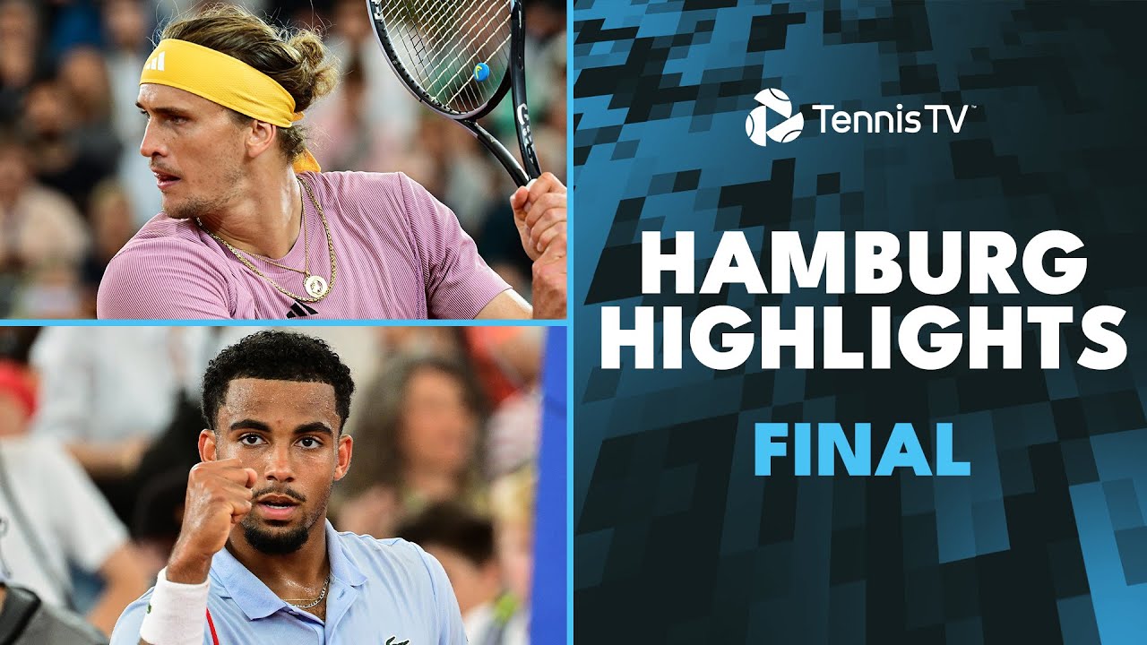 Alexander Zverev vs Arthur Fils THRILLER For The Title | Hamburg 2024 Final Highlights | テニスは ...