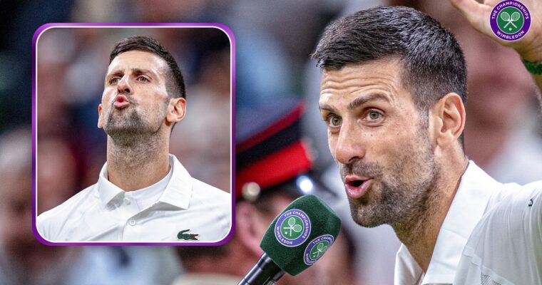 Novak Djokovic’s Fiery On-court Interview After Holger Rune Win | Fourth Round | Wimbledon 2024 ...